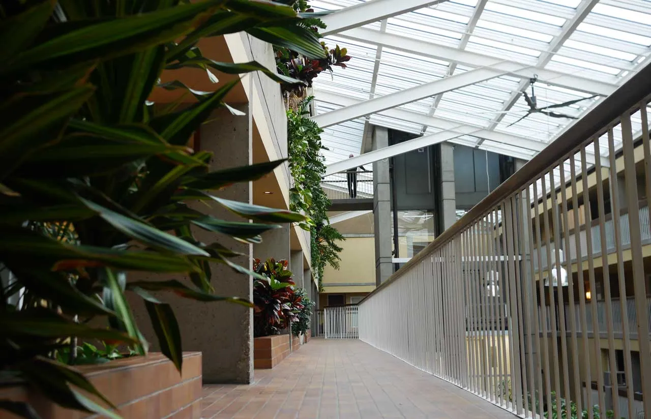 Inside the Galleria Edmonton