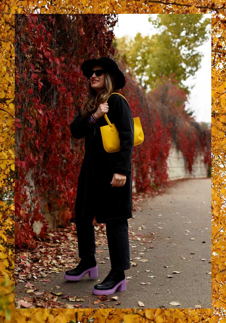 Dark Denim Fall Outfit